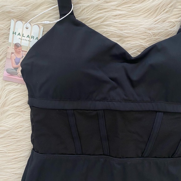 HALARA | Dresses | Halara Black Corset Sleeveless Athletic Cloudful Air ...